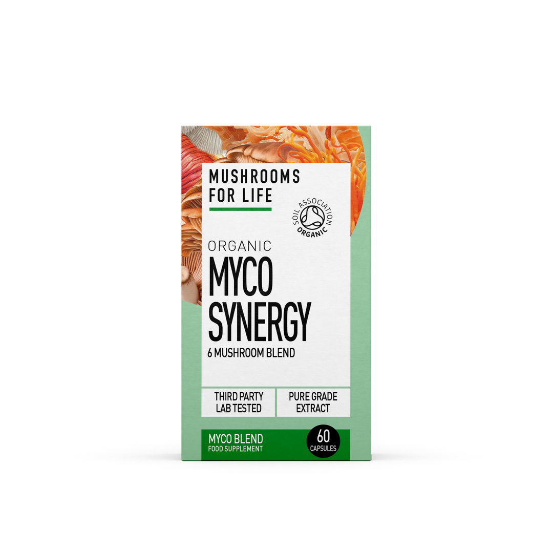 Organic Myco Synergy Capsules - Mushrooms For Life