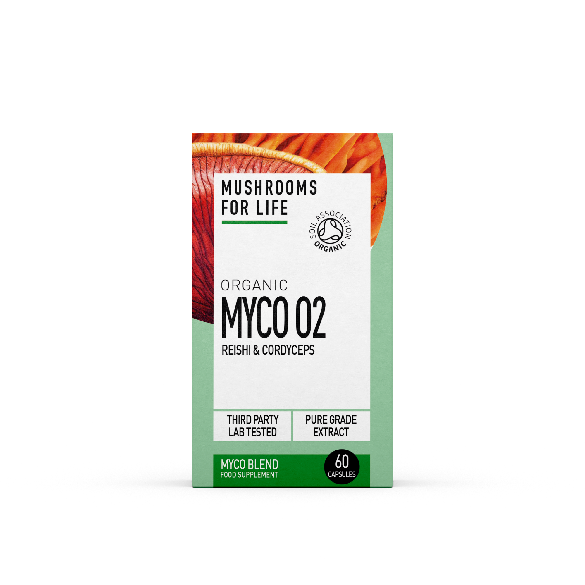 Organic Myco O2 Capsules - Mushrooms For Life